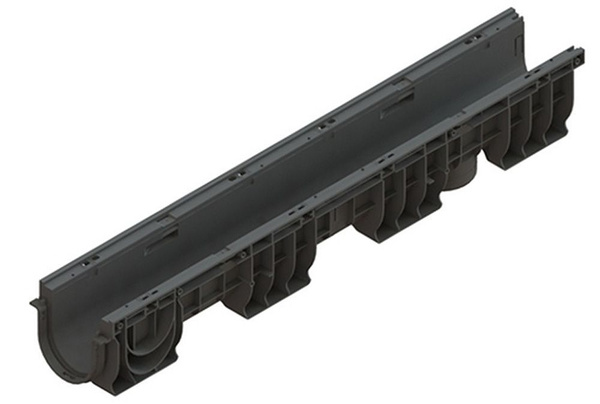 СТАНДАРТПАРК Basic лоток DN100 1000х160х155 мм пластик / STANDARTPARK Basic лоток поверхносный ...