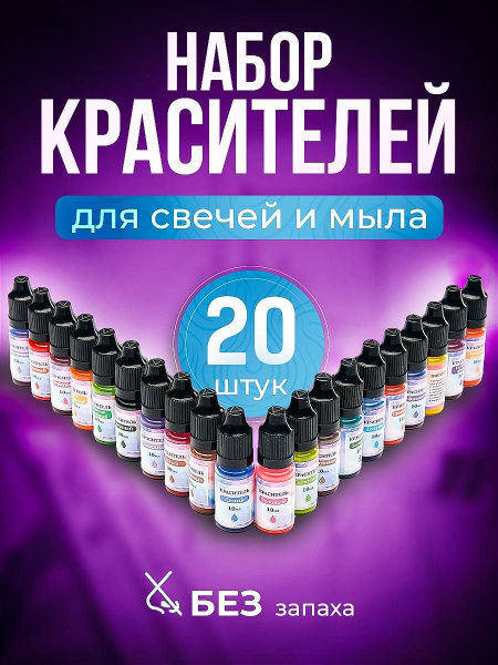 Красители для свечей и мыловарения жирорастворимые - купить с доставкой ...