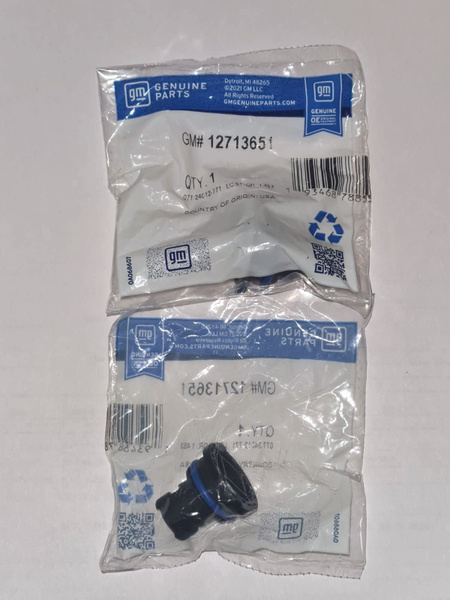 Сливная пробка поддона двигателя General Motors 12713651 Оригинал ...