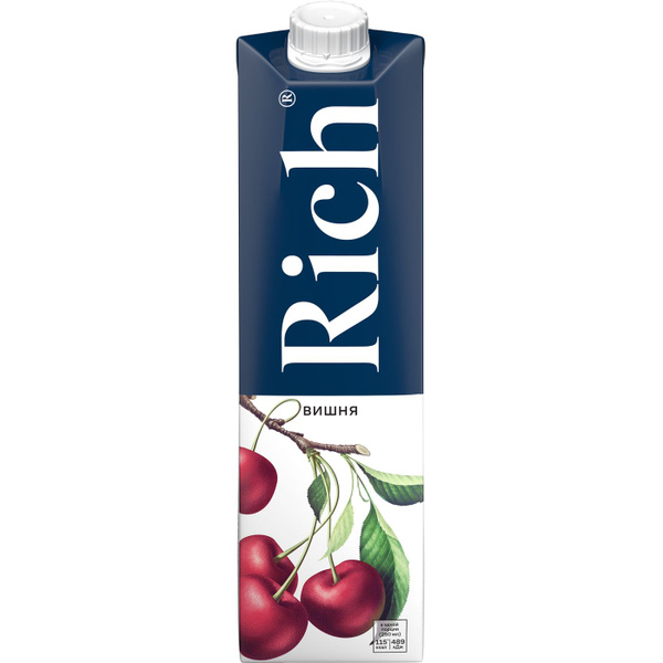 Нектар RICH Вишневый 1L - купить с доставкой по выгодным ценам в ...