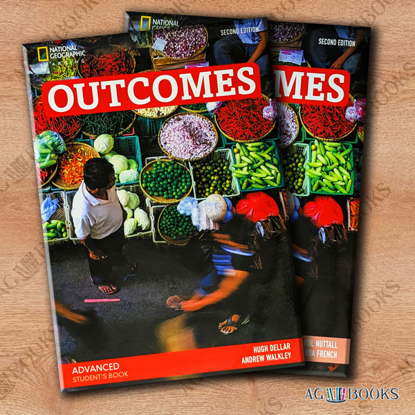 Outcomes Advanced полный комплект student's book + workbook + DVD + CD ...
