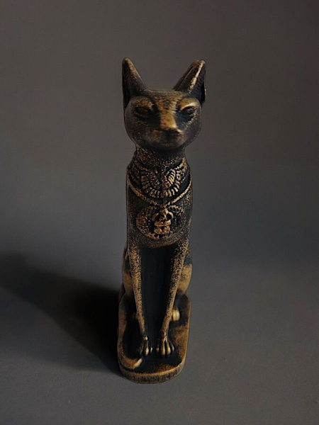 Статуэтка Magic Makers Кошка кошка Бастет белая_1 арт Бастет черное золото - купить по низким ...