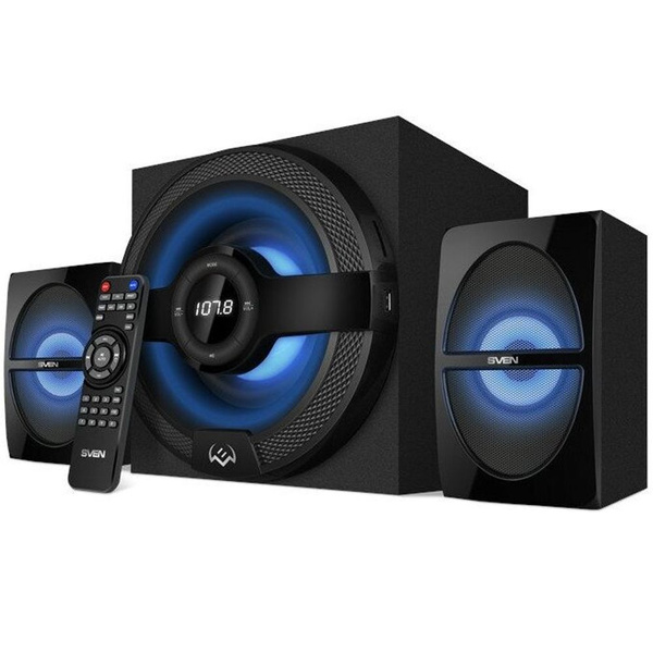 Колонки Sven MS-2085 (SV-020101) с сабвуфером, Bluetooth, проигрыватель USB/SD, FM-радио ...