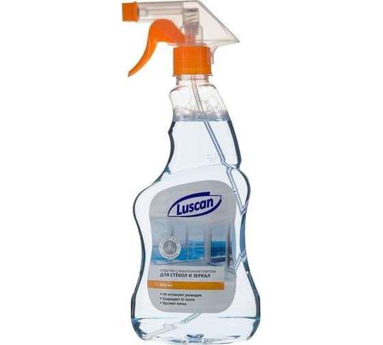 Средство для стекол и зеркал Luscan Professional 500 мл, с нашатырным спиртом 1054687 - купить с ...