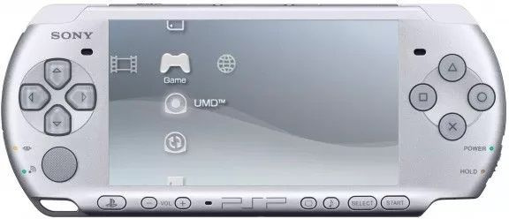 Игровая приставка Sony Playstation Portable (PSP) 3000 Mystic Silver ...