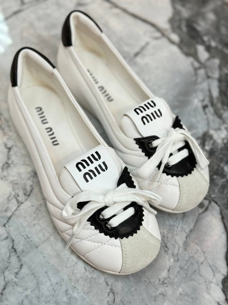 Балетки Женский Miu Miu Натуральная кожа размер 41 Италия купить C