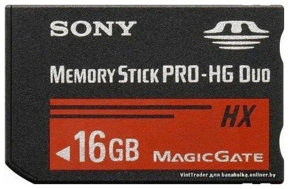 Карта памяти Sony Memory Stick PRO-HG DUO MS-HX 16 ГБ (Mark2) купить на ...