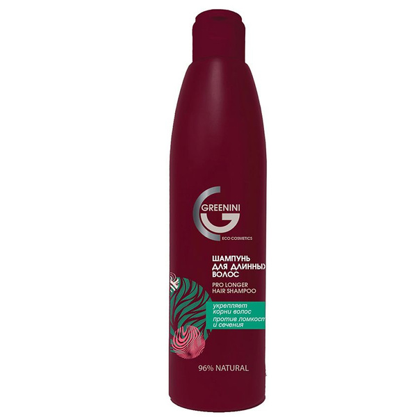 Greenini Шампунь для длинных волос Pro Longer Hair Shampoo, против ...