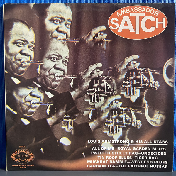 Louis Armstrong & His All-Stars. Ambassador Satch. NM UK ВИНТАЖ! 1976 ...