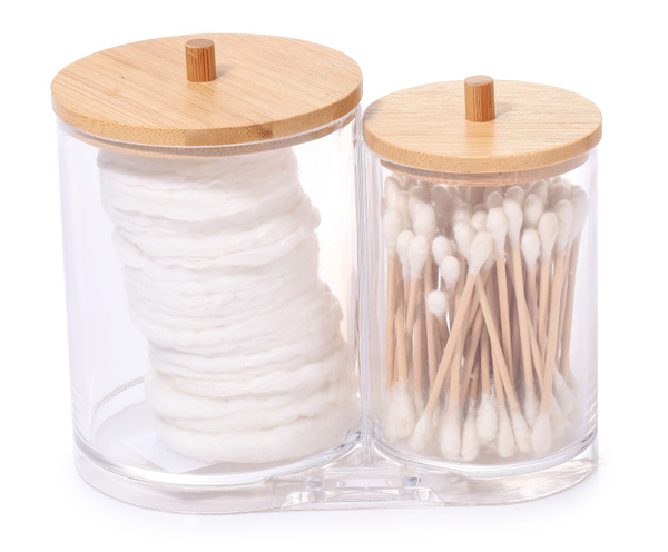 BambooLife Органайзер для ватных палочек и ватных дисков купить на OZON по низкой цене (1630136959)