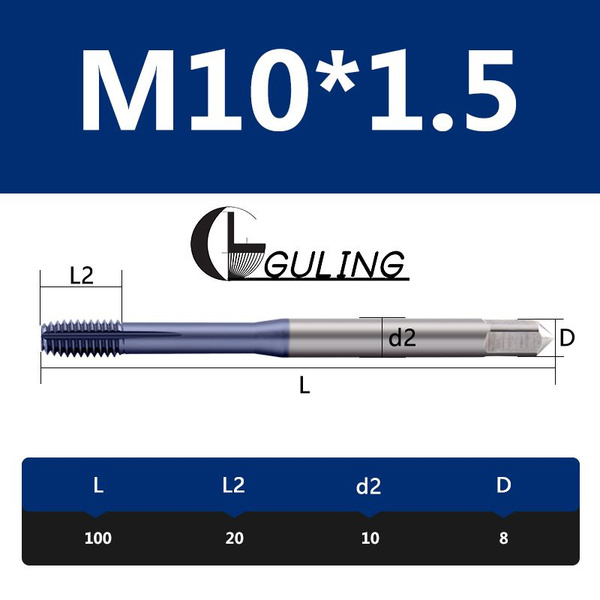 Стандарт GULING HSSE DIN Механический Раскатник метчик M2 M3 M4 M5 M6 M8 M10 M12 - купить с ...