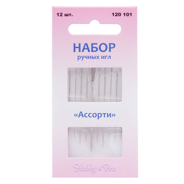 Иголки для шитья ассорти, 12 шт, Hobby&Pro, 120101 купить на OZON по ...