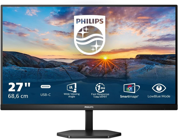 Монитор Philips 27 PHILIPS 27E1N3300A 00 IPS 1920x1080 75Hz 1мс 300кдм ...