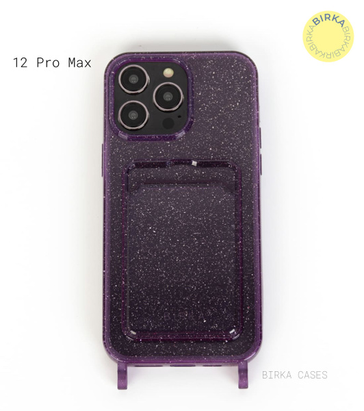 Противоударный чехол с кармашком для карт с креплением для шнурка или ...