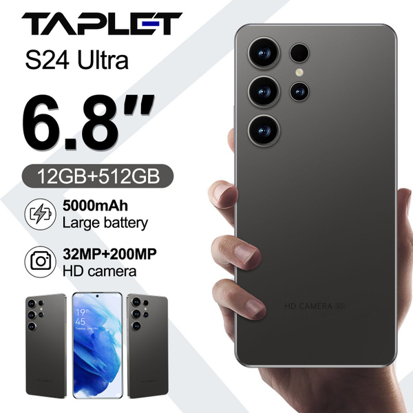 Смартфон Taplet Ультратонкий новый мобильный телефон S24 Ultra Dual SIM ...