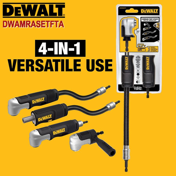 DEWALT 4 в 1 Съемный угловой адаптер для ударной отвертки Электрическая ...