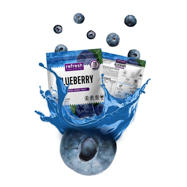 Refresh Chips Freeze Dried Blueberry - Сублимированные фруктовые чипсы ...
