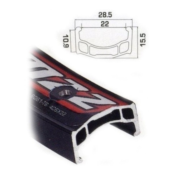 Обод Alex Rims AL-DM22-20" 48h black купить по выгодной цене в интернет ...