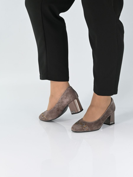 Туфли Женский Ascalini Замша натуральная, размер 42 Стандартный средний (до 9 см) 9 Россия Без ...