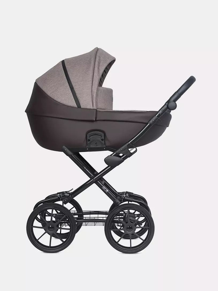 Коляска 2-в-1 RICO BASIC PACCO Classic 07 кофейный/тёмно-коричневый ...