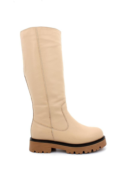 Сапоги Женский Ascalini, размер 41 бежевый Зима 8 Стандартный средний (до 9 см) Россия купить c ...