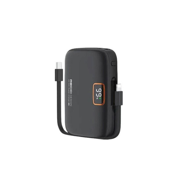 Внешний аккумулятор (Power Bank) RECCI RPB-P33 Genius 10000мАч, USB + Type-C, 22.5+PD20 Вт ...