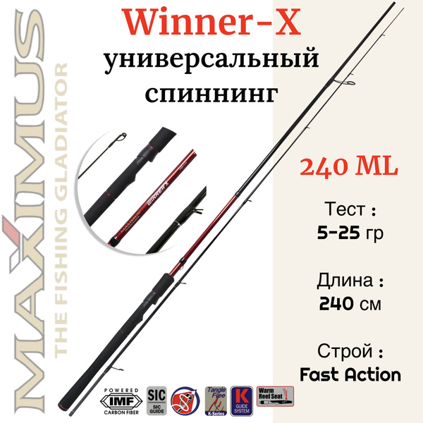 Спиннинг Maximus Winner-X, от 5 гр купить по выгодным ценам в интернет ...