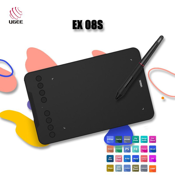 Графический планшет Ugee, Windows, Mac OS, 8192 уровня, черный купить по низкой цене с доставкой ...