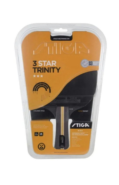 Ракетка для настольного тенниса stiga trinity 3 звезды - купить с доставкой по выгодным ценам в ...
