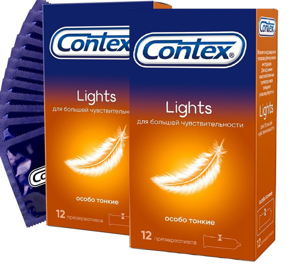 Презервативы Contex Lights, 24 шт. - купить с доставкой по выгодным ценам в интернет-магазине ...