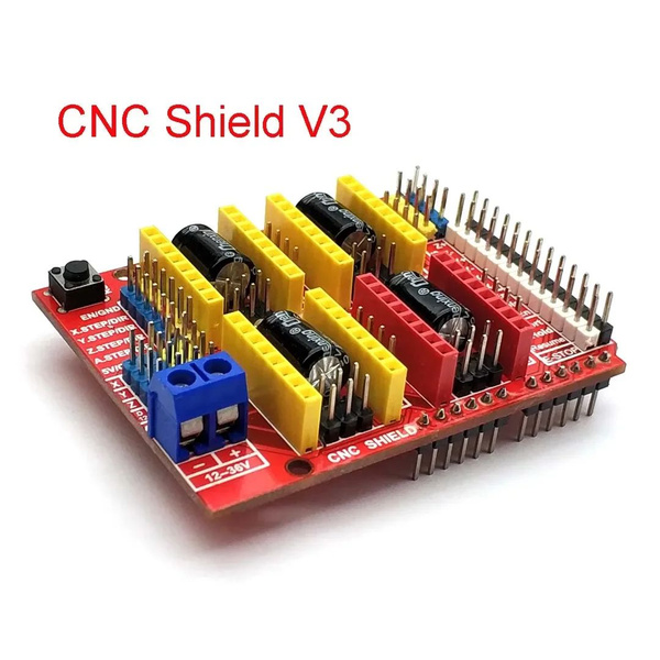 Скульптура Cnc Shield V4 совместима с модулем расширения накопителя Nano 3 0 A4988 для 3d