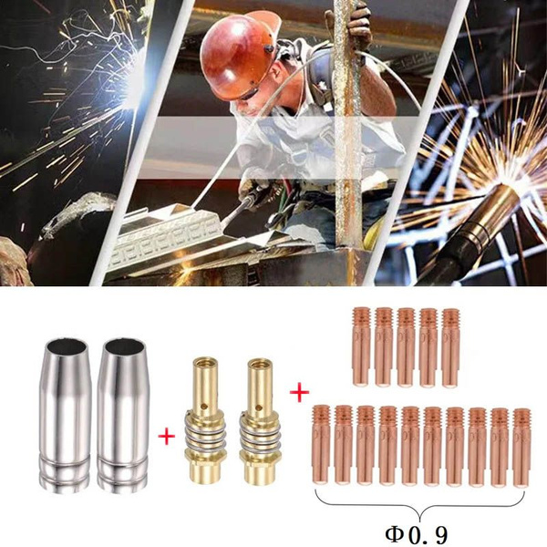 15ак Набор комплектующих для сварочного полуавтомата, диффузор, сопло ...