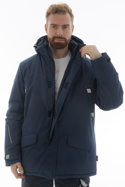 Куртка рабочая Мужской BRODEKS, размер 48, 46 синий, рост 170-176 Мембранные материалы ...