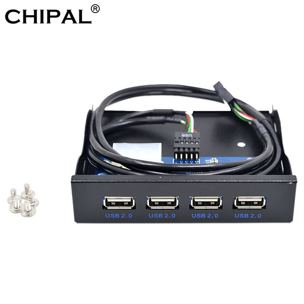 Адаптер USB Front Panel 3.5 inch Front Panel USB 2.0 Hub - купить с ...