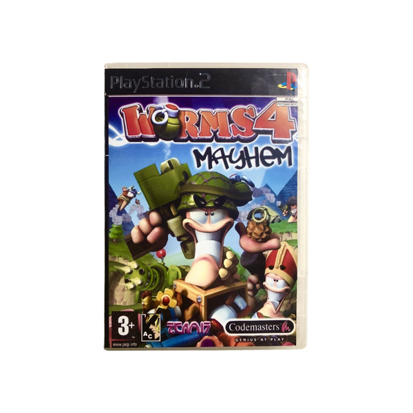Игра Игра PS 2 Worms 4: Mayhem / Червяки 4: Погром (Стратегия, Team17, 2005) (PlayStation 2 ...