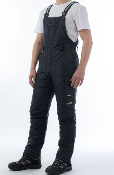 Полукомбинезон рабочий мужской зимний спецодежда Brodeks KW 413 купить на OZON по низкой цене ...