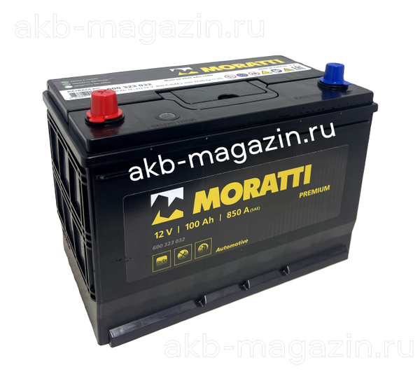 Аккумулятор автомобильный MORATTI Asia 100L купить по выгодной цене в ...