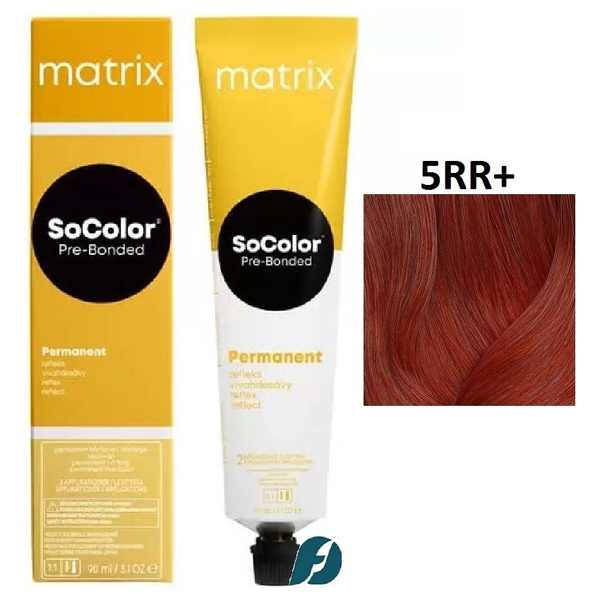 Matrix SoColor Power Cools 5RR+ Крем-краска стойкая для волос - Cветлый ...
