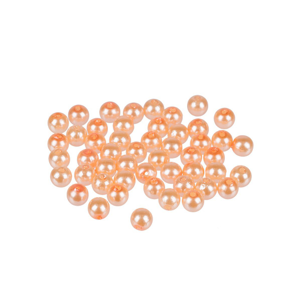 VPB-1 Пластиковые бусины под жемчуг 6 мм 50 шт. цвет №29 розовый купить ...