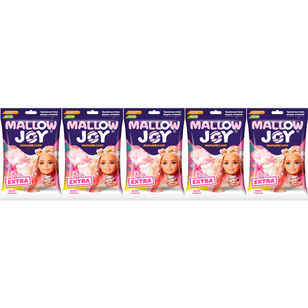 Маршмеллоу Конфитрейд Mallow Joy Barbie со вкусом клубники 100 г, набор ...