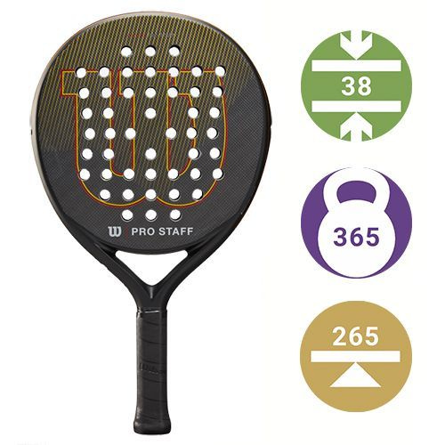 Ракетка для падел Wilson Pro Staff Elite, 365гр купить на OZON по ...