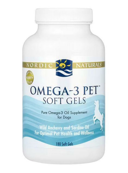 Nordic Naturals, Omega-3 Pet, Омега 3 для собак, 180 капсул купить на ...
