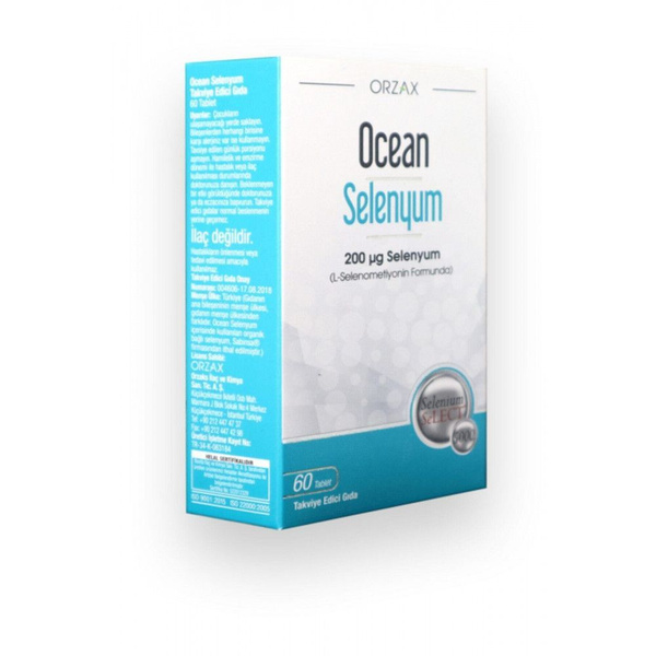 Селен,укрепление иммунитета ORZAX Ocean Selenium 200 мкг 60 табл купить ...