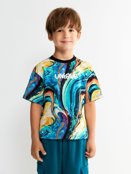 Футболка Acoola, размер 134, цвет разноцветный, хлопок 100% - купить по выгодной цене в интернет ...