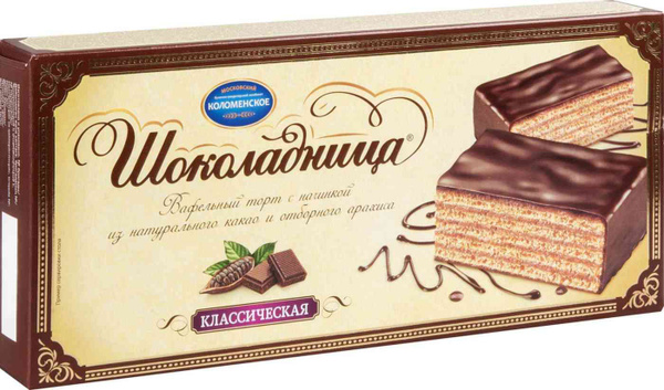 Торт вафельный Шоколадница классическая, 240 г, 1 шт купить на OZON по ...
