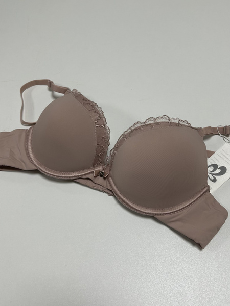 Бюстгальтер Женский WeiyeSi классическая чашка, на косточках, размер 80B розовая пудра, пудровый ...