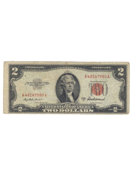 Банкнота США 2 доллара 1953 A купить на OZON по низкой цене (1766848221)