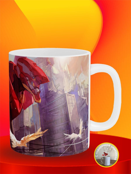 Кружка Geek Merch "Аска И Робот Asuka And Robot Евангелион Evangelion ...