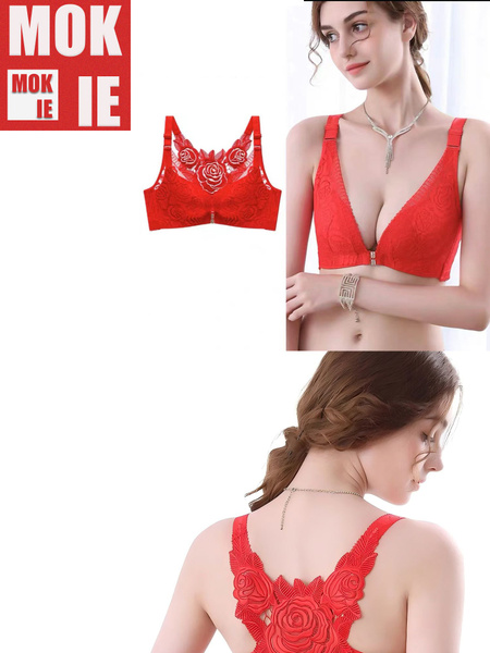 Бюстгальтер Женский Mokie с модифицируемыми лямками, с мягкой чашкой, размер 105C ярко-красный ...