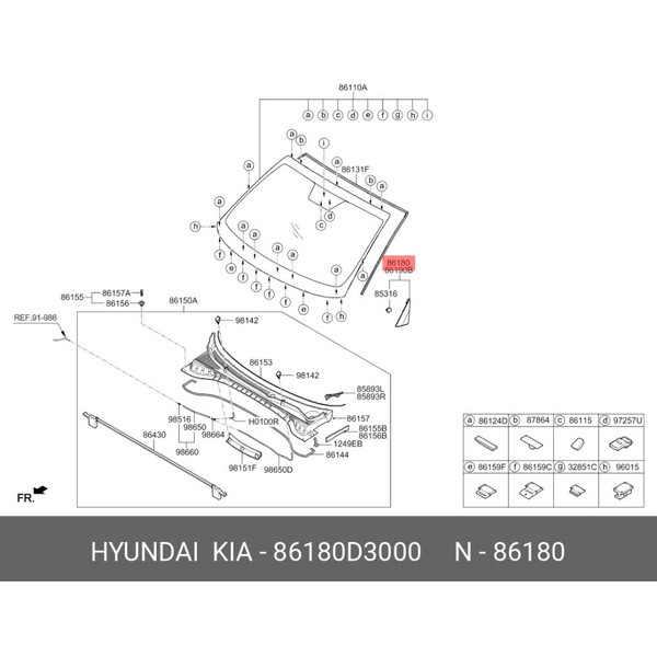 Треугольник левого зеркала для Хендай Туссан 3 2015-2021, Hyundai ...